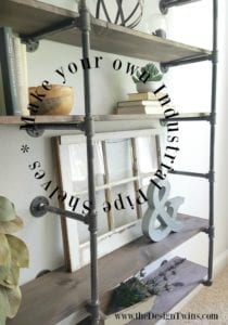 How to Build DIY Industrial Pipe Shelves | Step by Step Guide