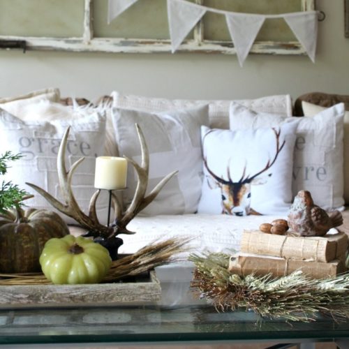 Coffee table for fall decor | Tips to style your table for the fall