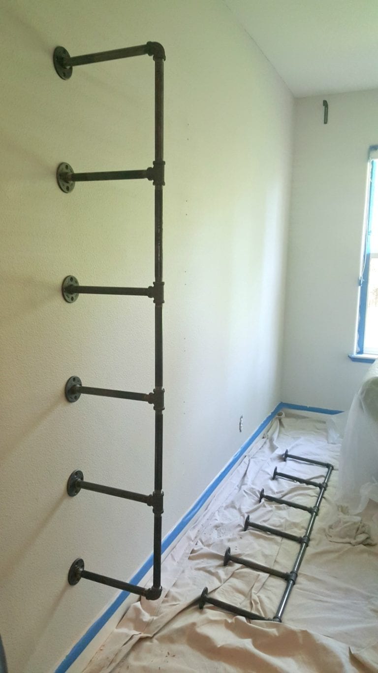 How to Build DIY Industrial Pipe Shelves | Step by Step Guide