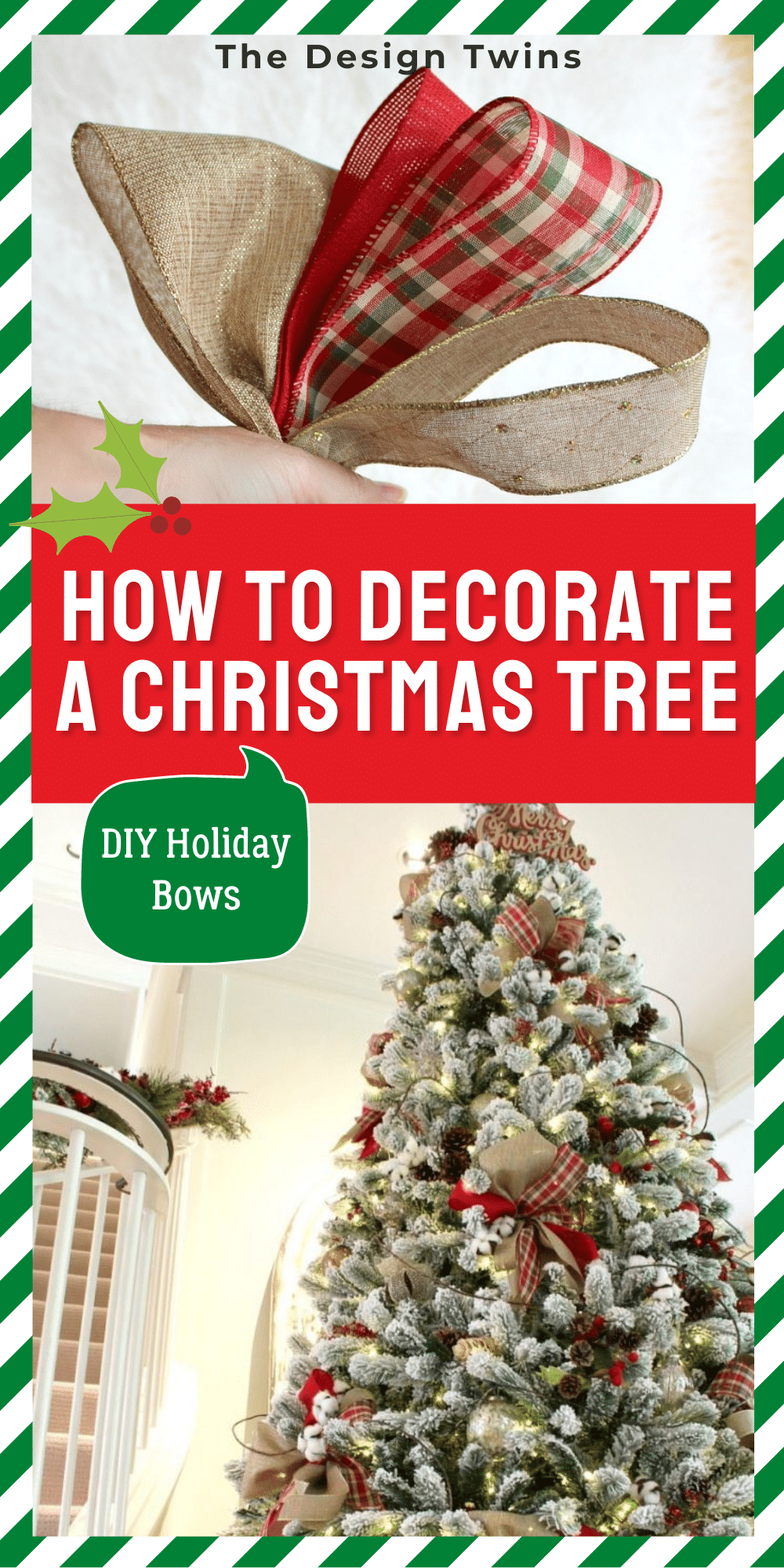 Easy Christmas Tree Decorating Tips - The Design Twins