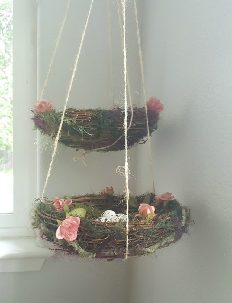 How to Create these Adorable Organic Hanging Nests - The Design Twins