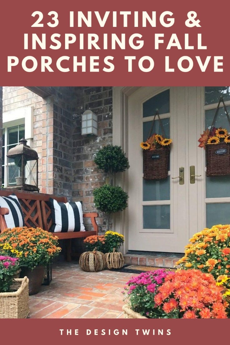 23 Inviting and Inspiring Fall Front Porches to Love