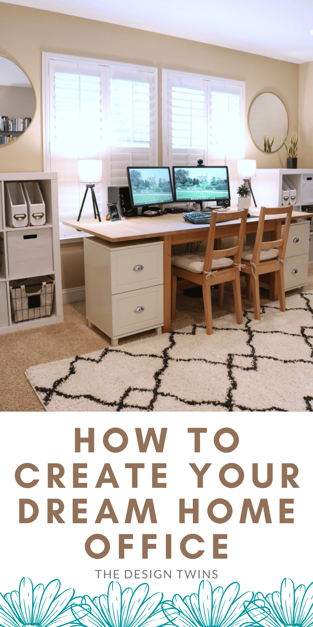 How to Create a Budget-Friendly Dream Home Office - The Design Twins