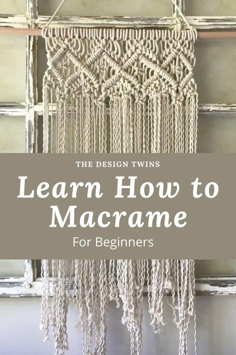 Learn How to Create Stunning Macrame Decor - DIY