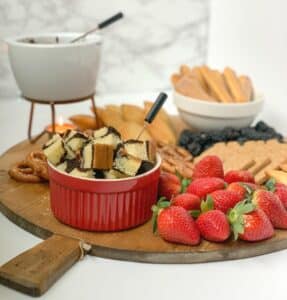How to Create the Perfect Chocolate Fondue Charcuterie Board