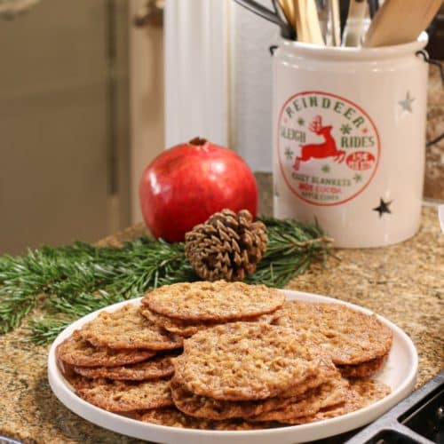 Best Ever Coconut Oatmeal Lace Cookie Recipe - The Design Twins