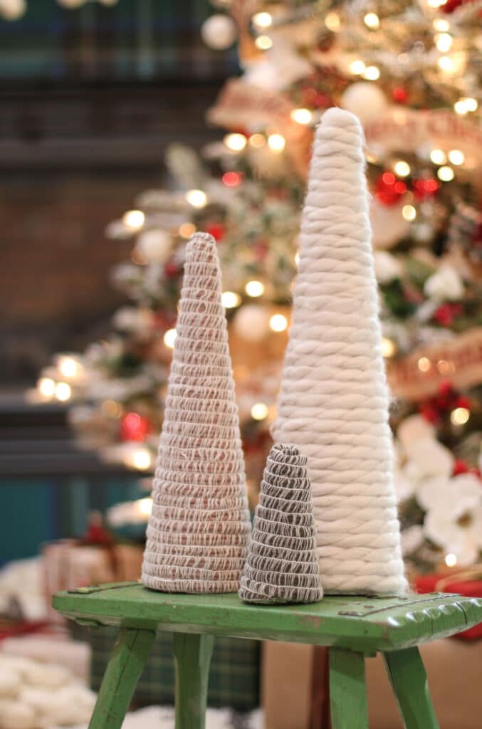 How to Easily Create a More Marvelous Mini Christmas Tree Tabletop Display