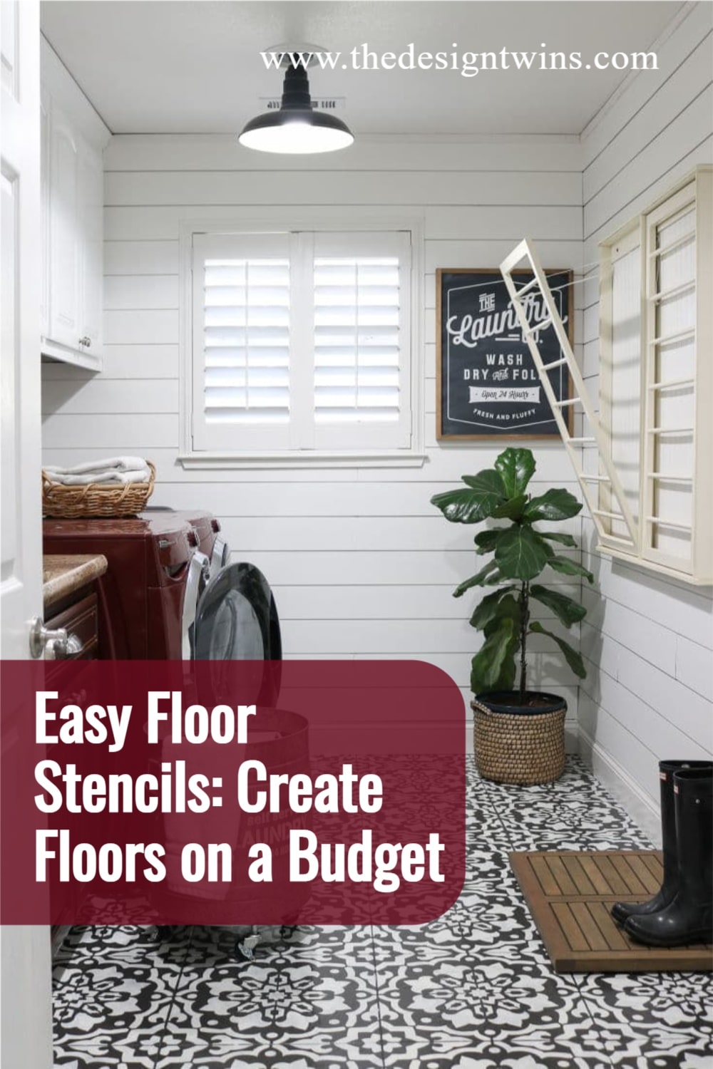 Easy Floor Stencils: How to Create Astonishing Tile Floors on a Budget