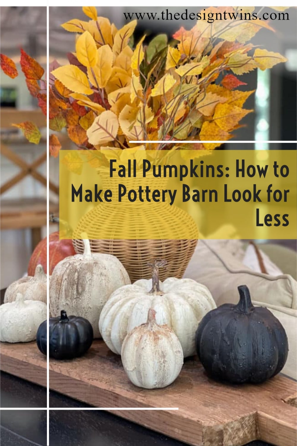 Fall Pumpkins: How to Easily Make Costly Pottery Barn Look for Less