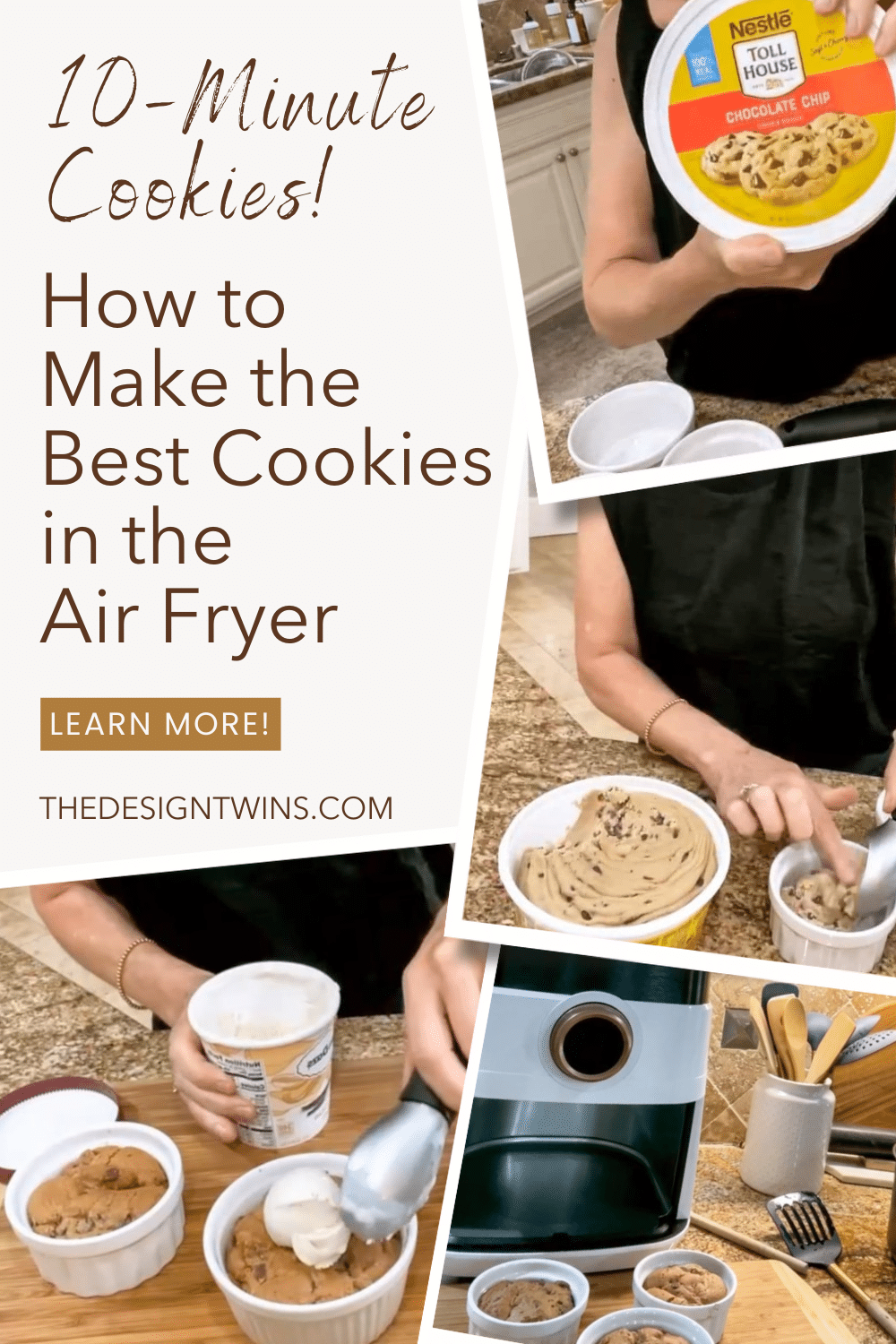 10-Minute Cookies! How to Make the Best Cookies in the Air Fryer